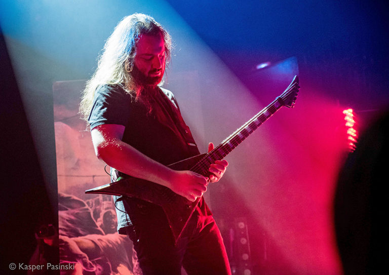 Death metal band photography.Aborted concert pictures in Denmark